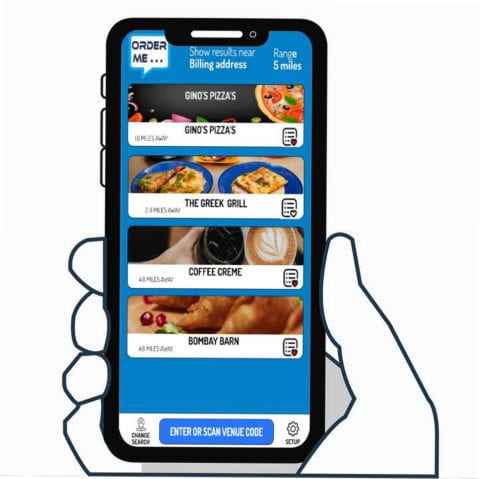 Samtouch Hand-held Mobile Ordering - Tagfirst Epos Solutions